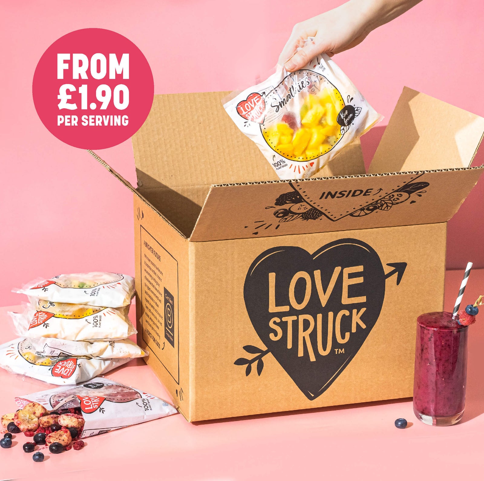 Love Struck | Delicious Frozen Smoothie Packs